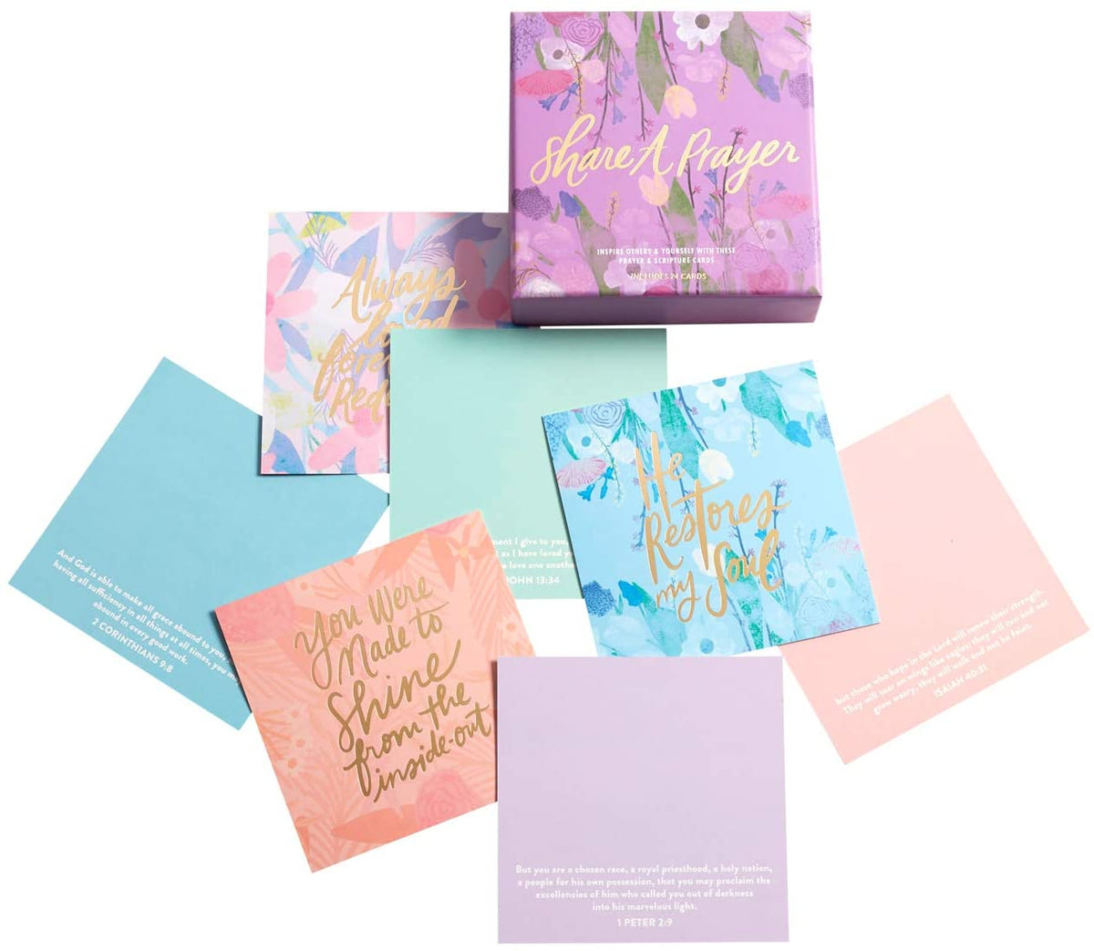 Inspiring Scripture Cards | Gift Boxed | Chia Silver Lining